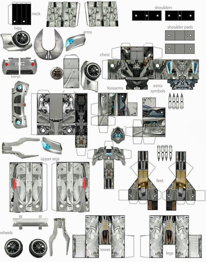 Paper Robots: Paper Robots Transformers