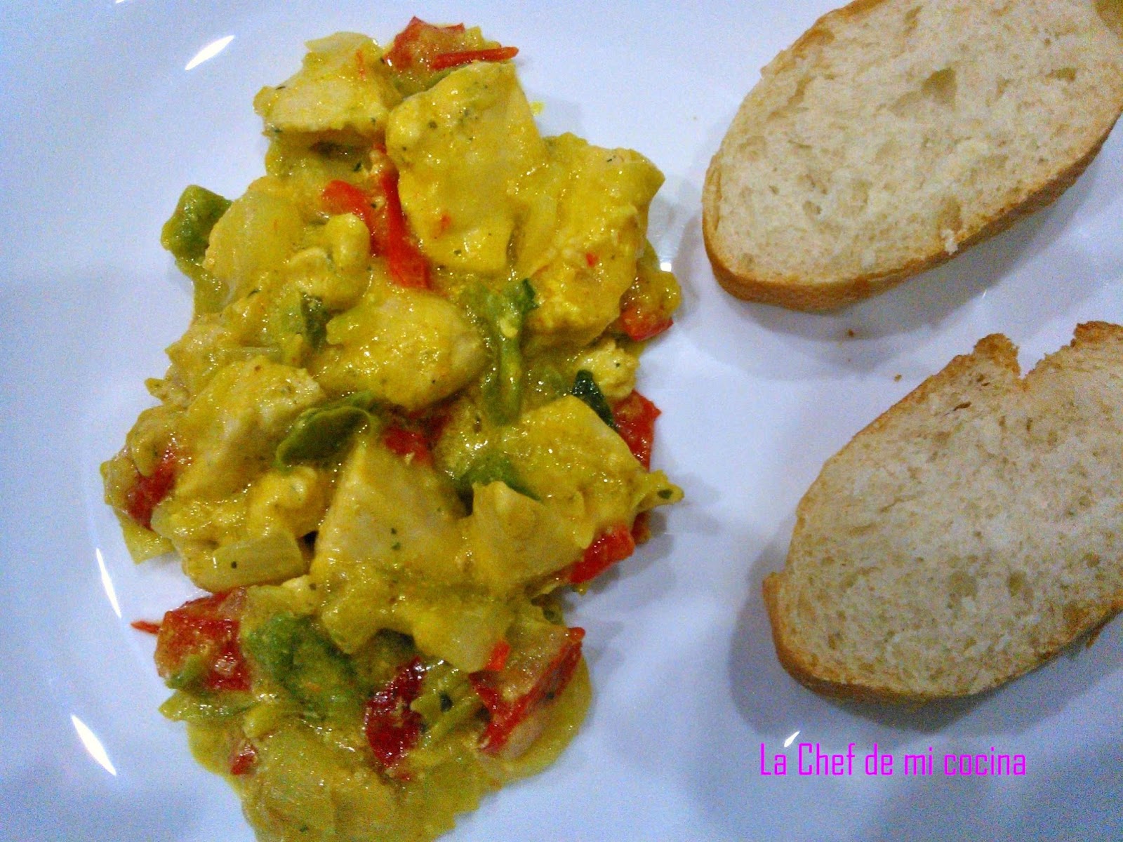 La Chef de mi cocina: Pollo al curry