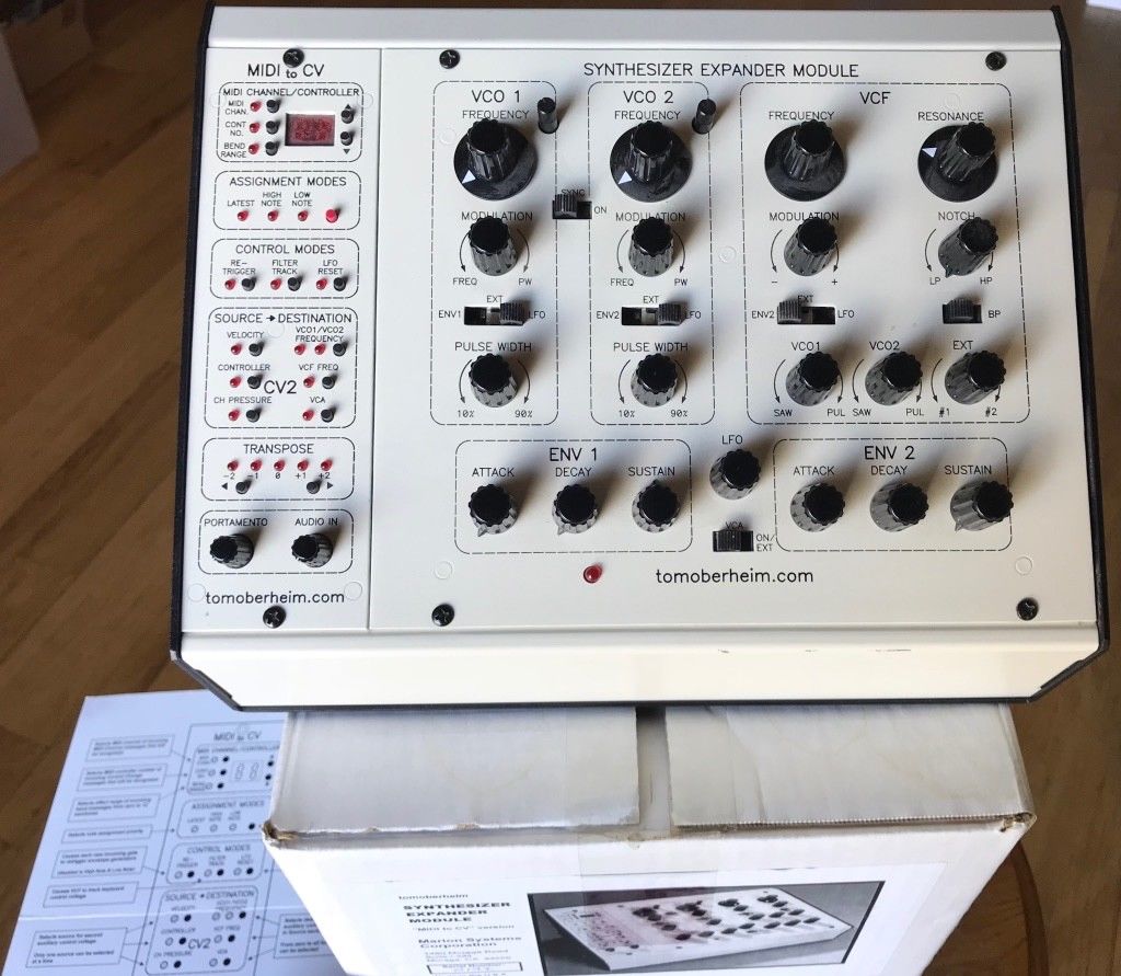 MATRIXSYNTH: Oberheim SEM Analog Synthesizer (MIDI to CV model) SN 0192