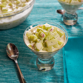 Behind the Bites: Creamy Ranch Cucumber Salad