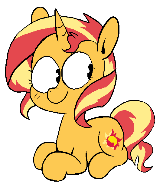 Mlp Sunset Shimmer Baby
