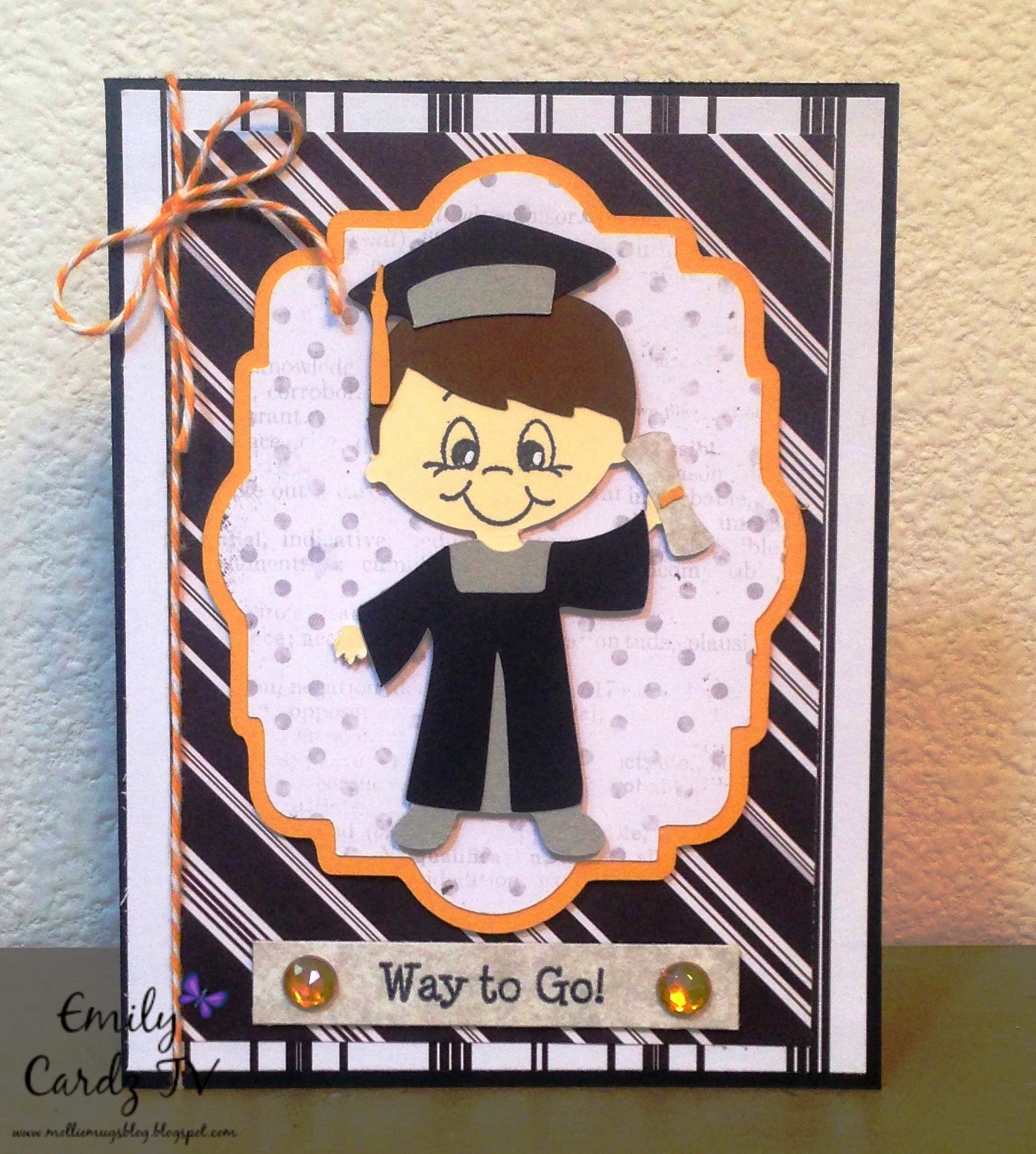 Mollie's Motif: CardzTV - Graduation Challenge