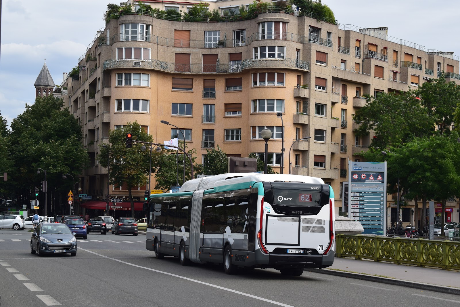 Du nouveau sur la ligne de bus RATP 62 (Quais de Seine - Ivry)