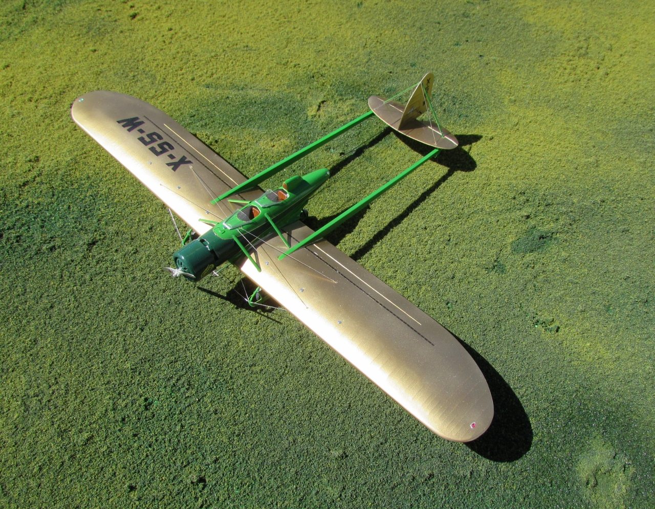 Wings of Intent: EMSCO Flying Wing, 1/72nd scale scratchbuilt