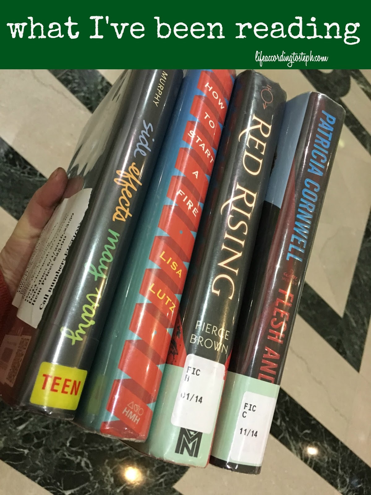 Life According to Steph: Show Us Your Books - What I Read in May