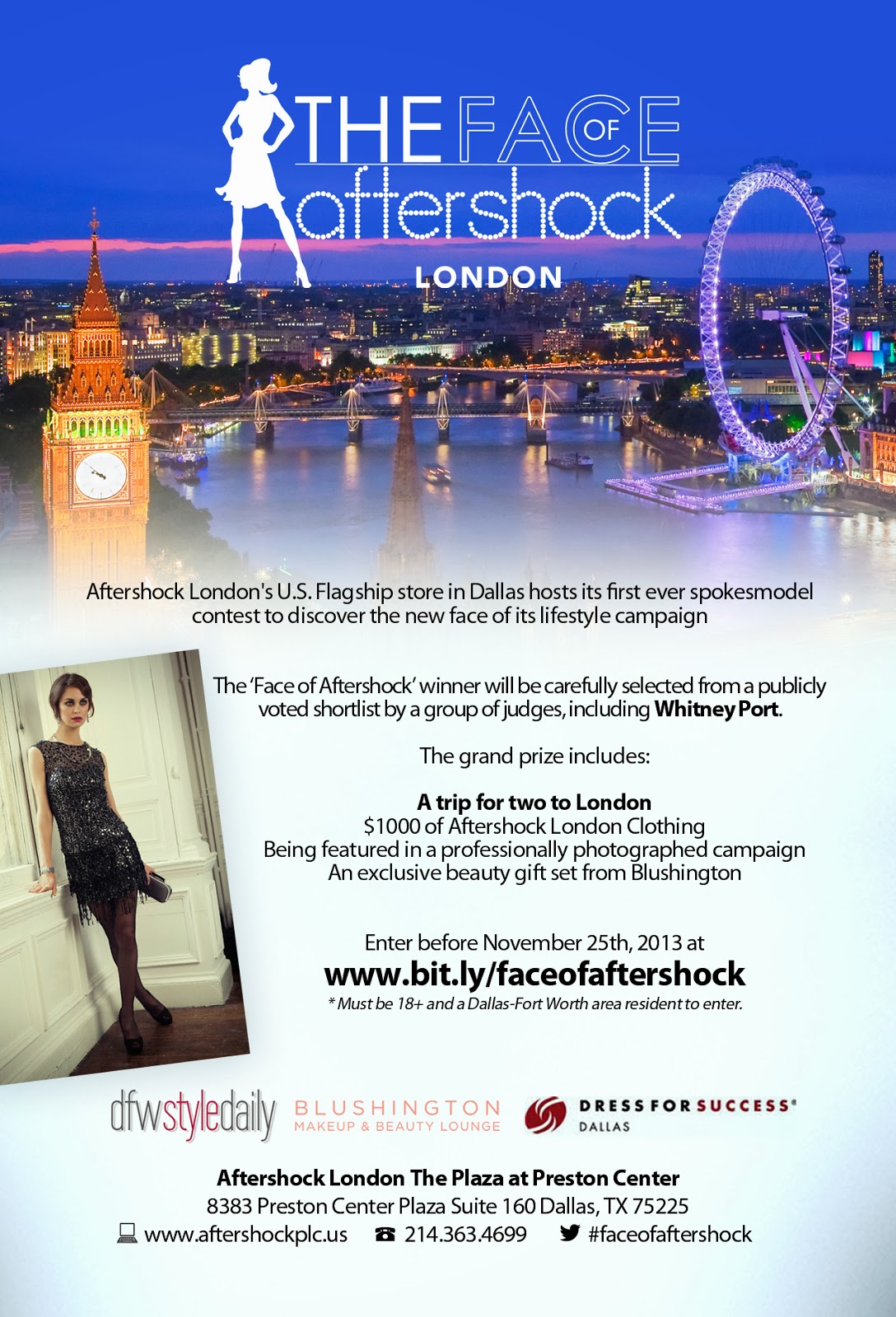 Aftershock London is looking for a new muse. Enter to win! ~ Oh So Cynthia