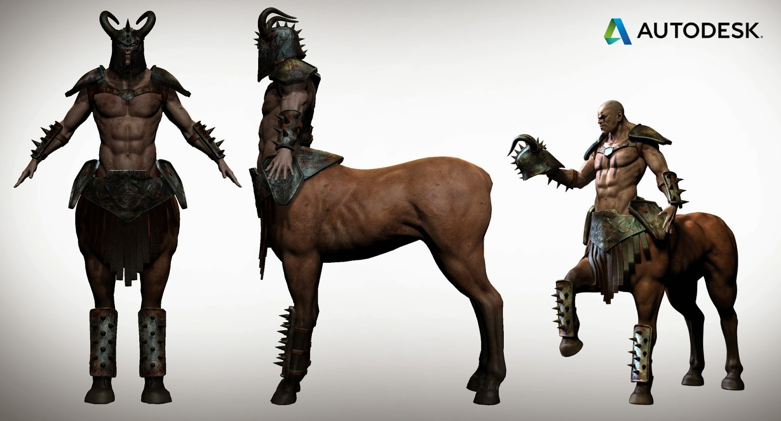 3D Unlimited: Centauro 3D - Palestra AU Brasil 2014 - Mudbox, 3dsMax e Maya