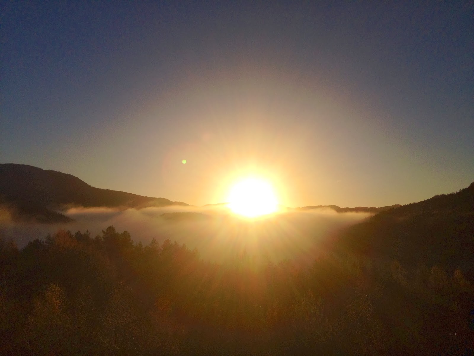 gironzolando tra le nuvole: Una luce