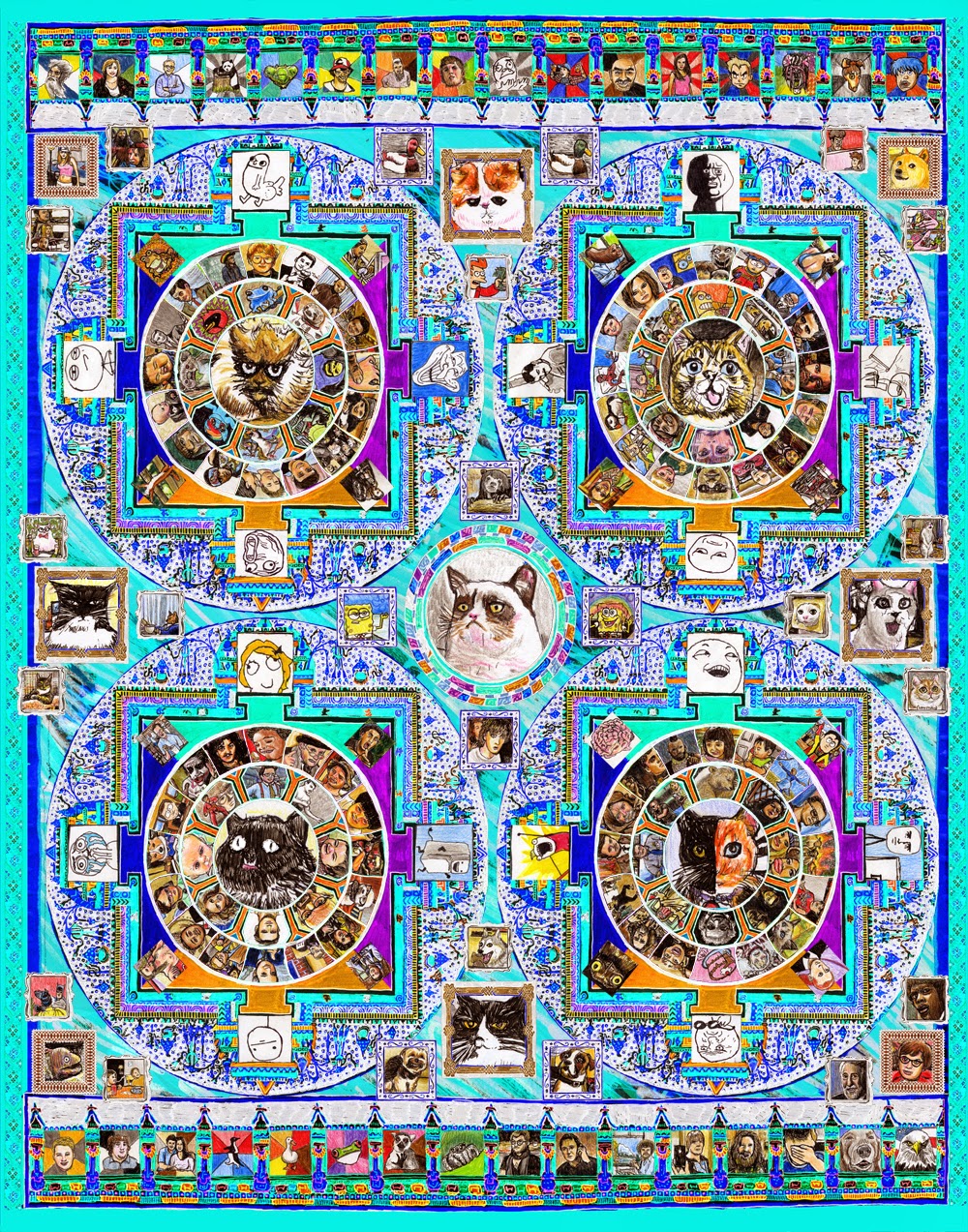 The Howard Hallis Blog: Hand-Drawn Meme Mandala #2