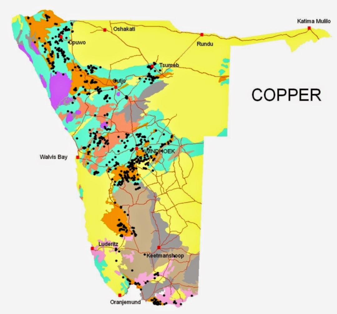 Spilpunt: Copper Mineralization in Namibia