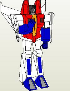 Transformers Papercraft Starscream G1 Armalo Gratis - Transformers Matrix