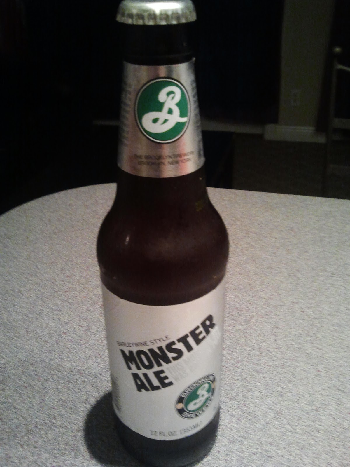 Black Metal and Brews: Beer Review: Monster Ale Barleywine (Brooklyn ...