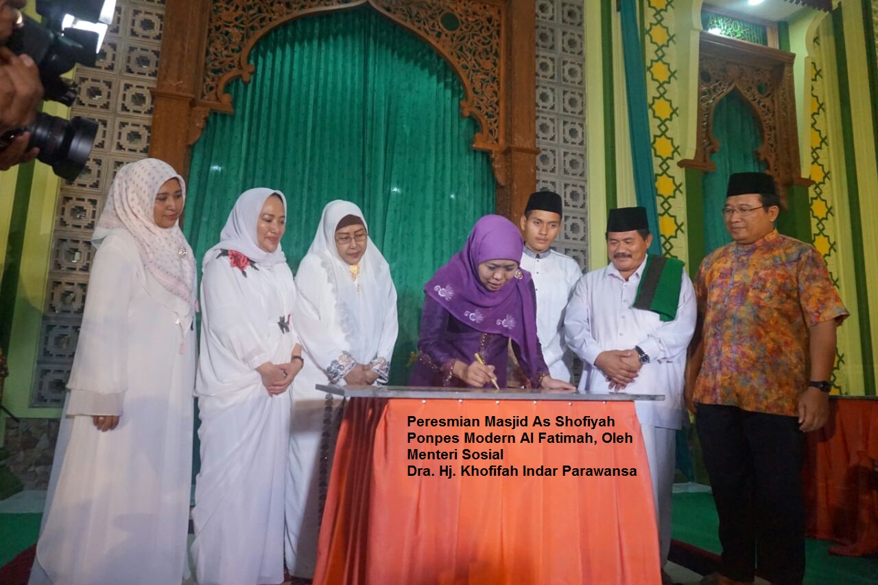 PONPES MODERN AL-FATIMAH BOJONEGORO: PERESMIAN MASJID AS SHOFIYAH ...
