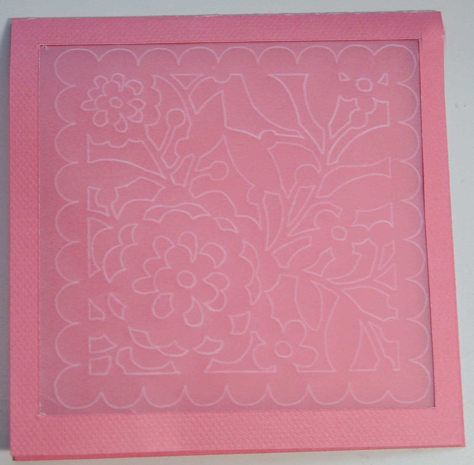Amy Corbin: Embossed card with Cricut Expression 2