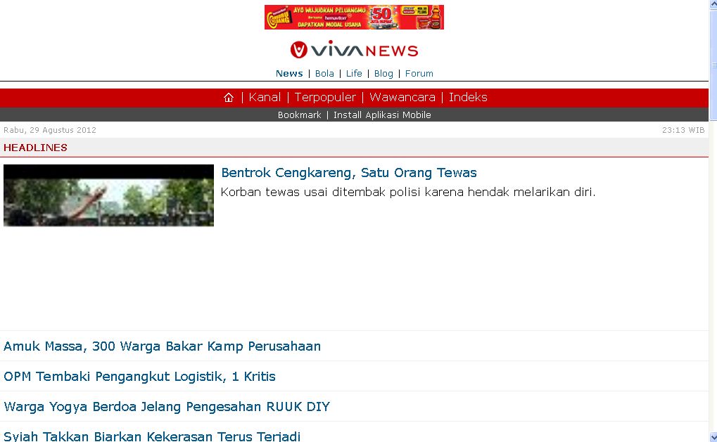 Student Shared: [VIVA.co.id] Tingkat Efisien Design VIVA.co.id Yang ...