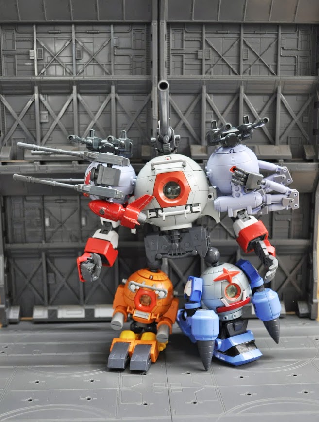 GUNDAM GUY: Super Robo Iron Ball Combiner - Custom Build