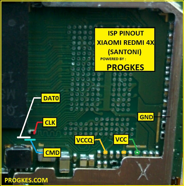 MEDIA CARE TELEKOMUNIKASI INDONESIA: ISP PINOUT XIAOMI REDMI 4X (SANTONI)
