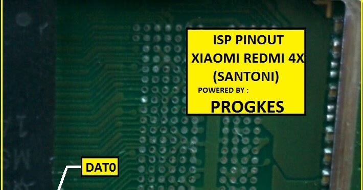 MEDIA CARE TELEKOMUNIKASI INDONESIA: ISP PINOUT XIAOMI REDMI 4X (SANTONI)