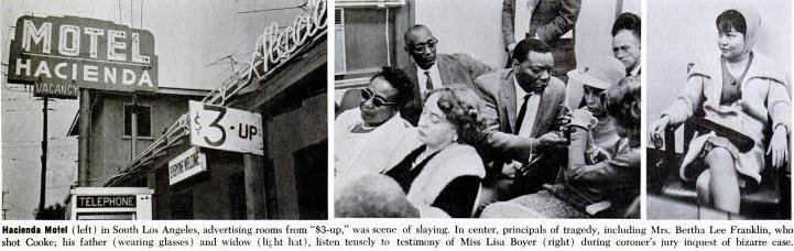 RETRO KIMMER'S BLOG: SAM COOKE SHOT AT THE HACIENDA MOTEL 1964