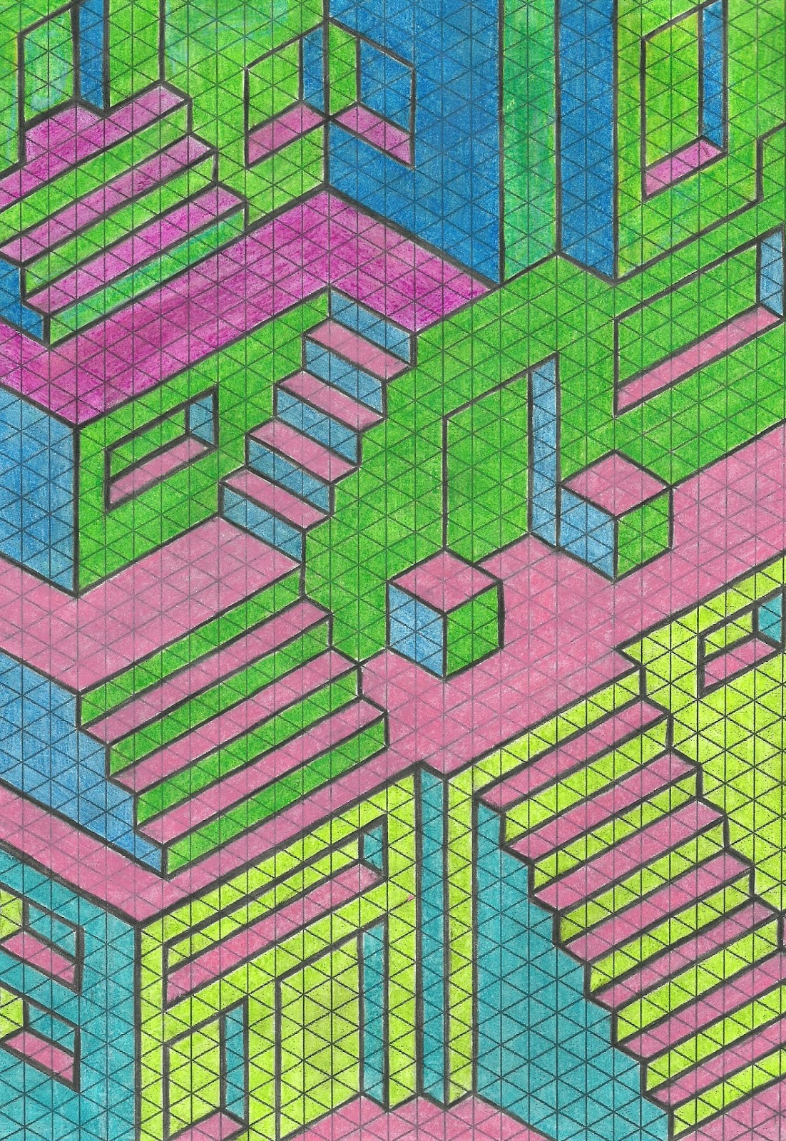 Color y Forma: ISOMÉTRICO Y ARQUITECTURA