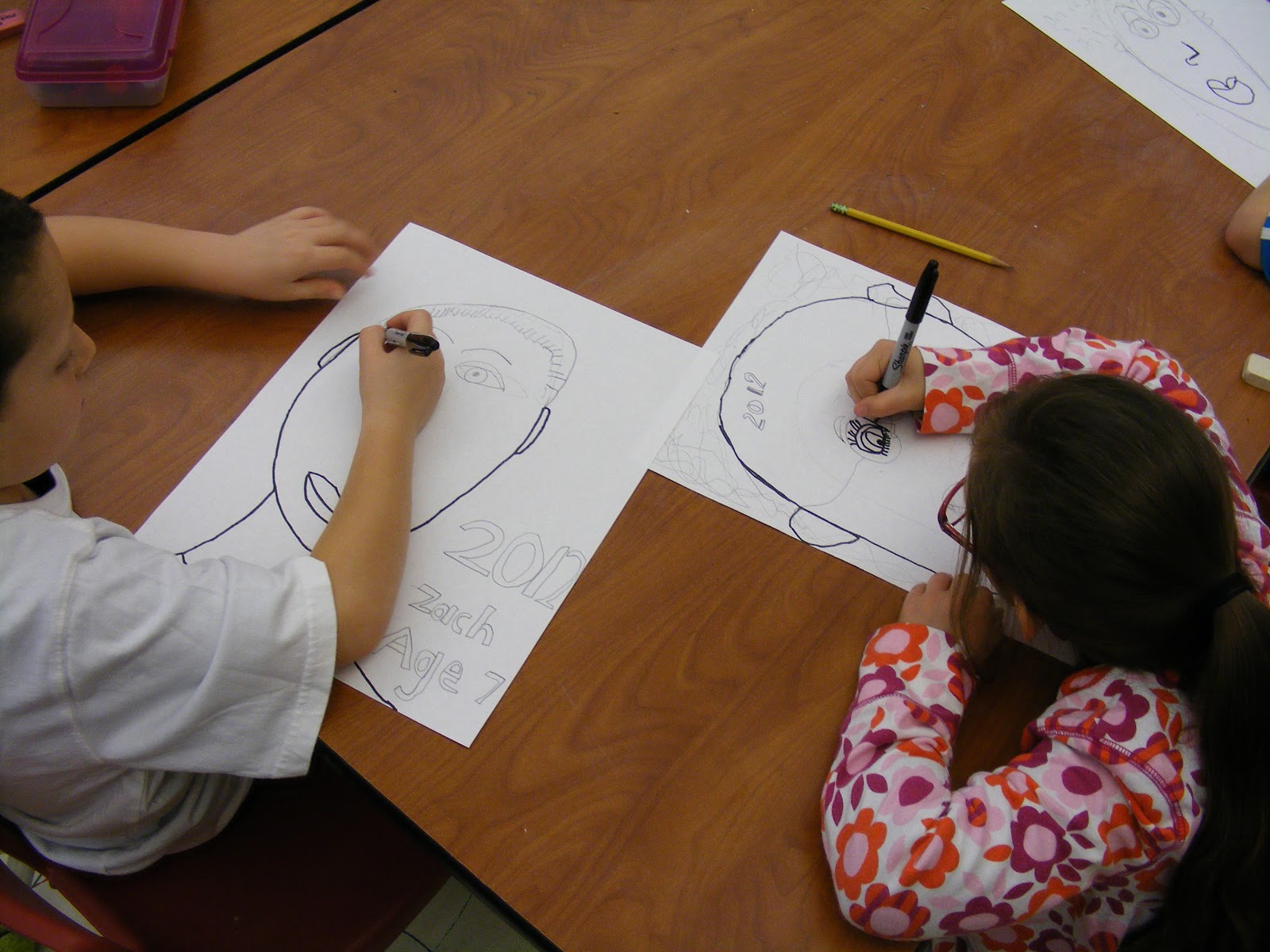Suffield Elementary Art Blog!: 1st Grade Self-Portraits