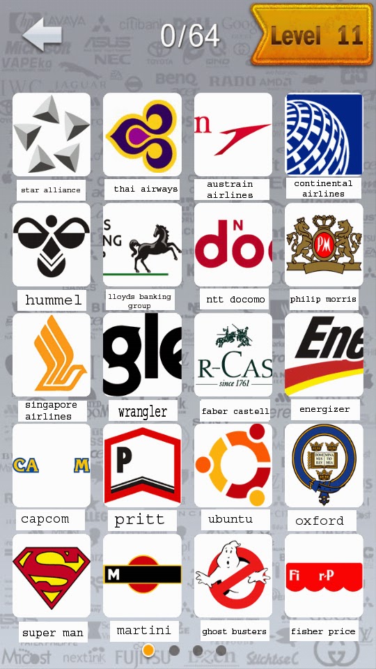 cheats, tricks, answers and Information for games: logo quiz level 11 ...