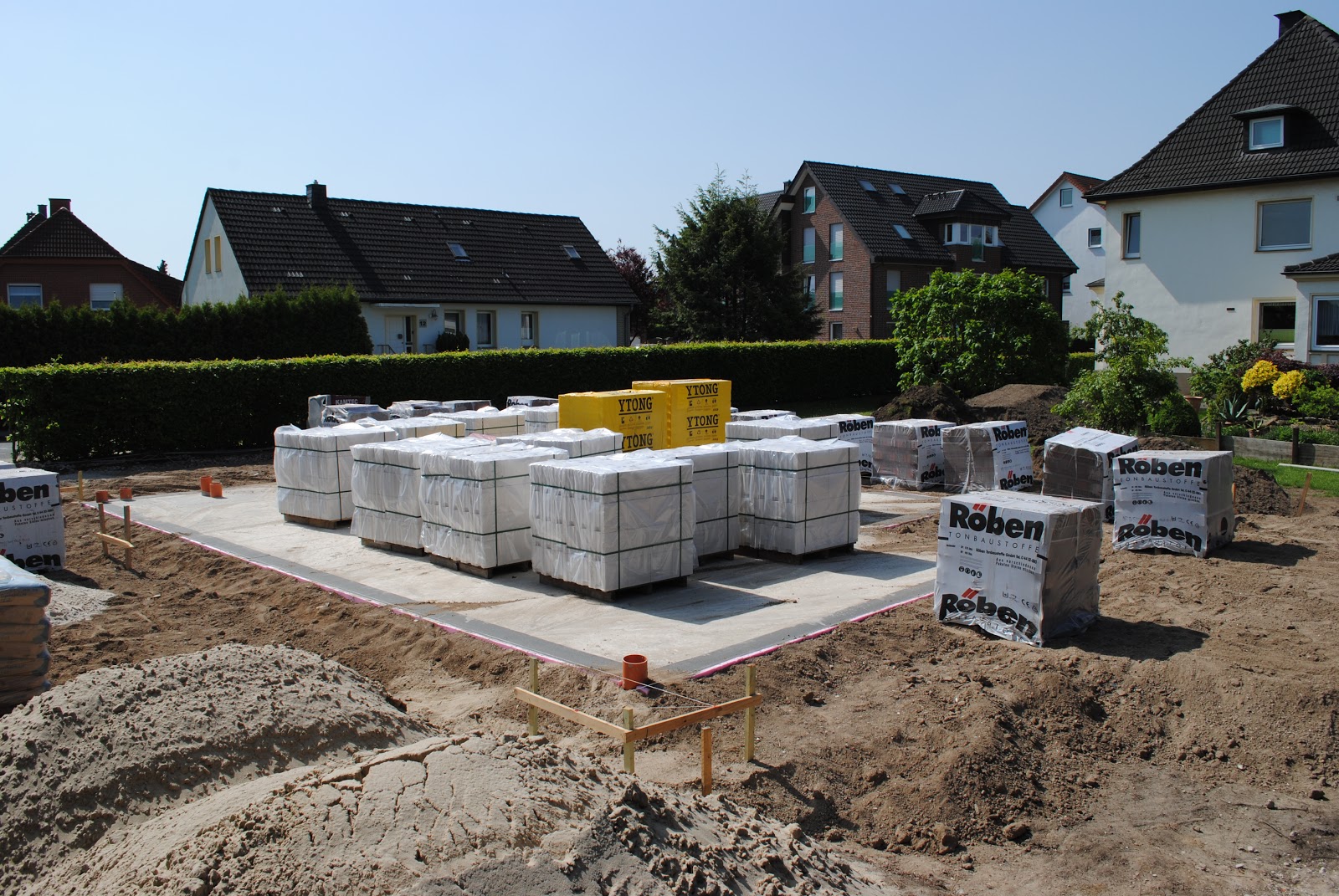 Unser Hausbau mit Tönjes und Meichsner: KS-Stein und Klinker