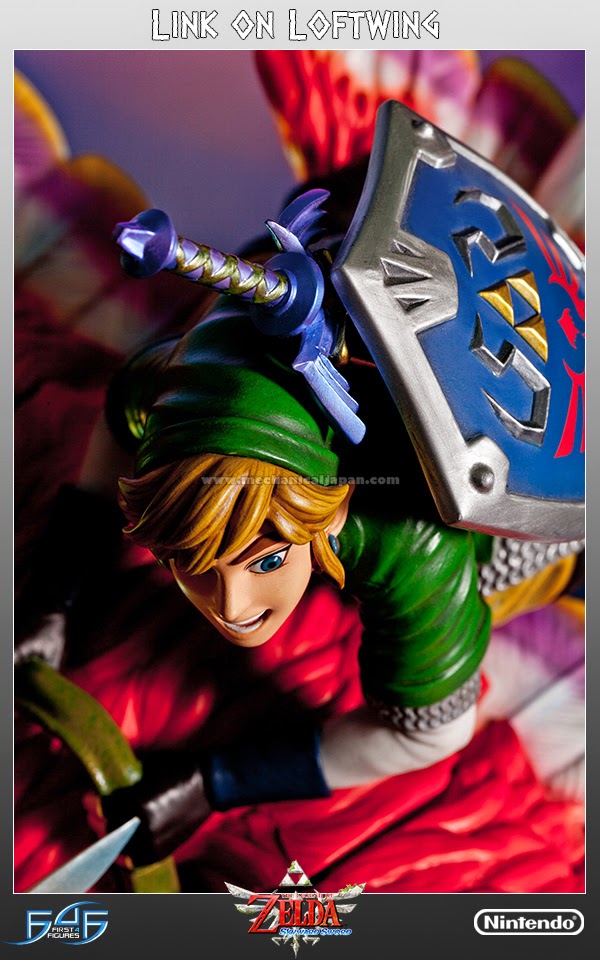 The Legend of Zelda: Skyward Sword - Link on Loftwing (First 4 Figures)