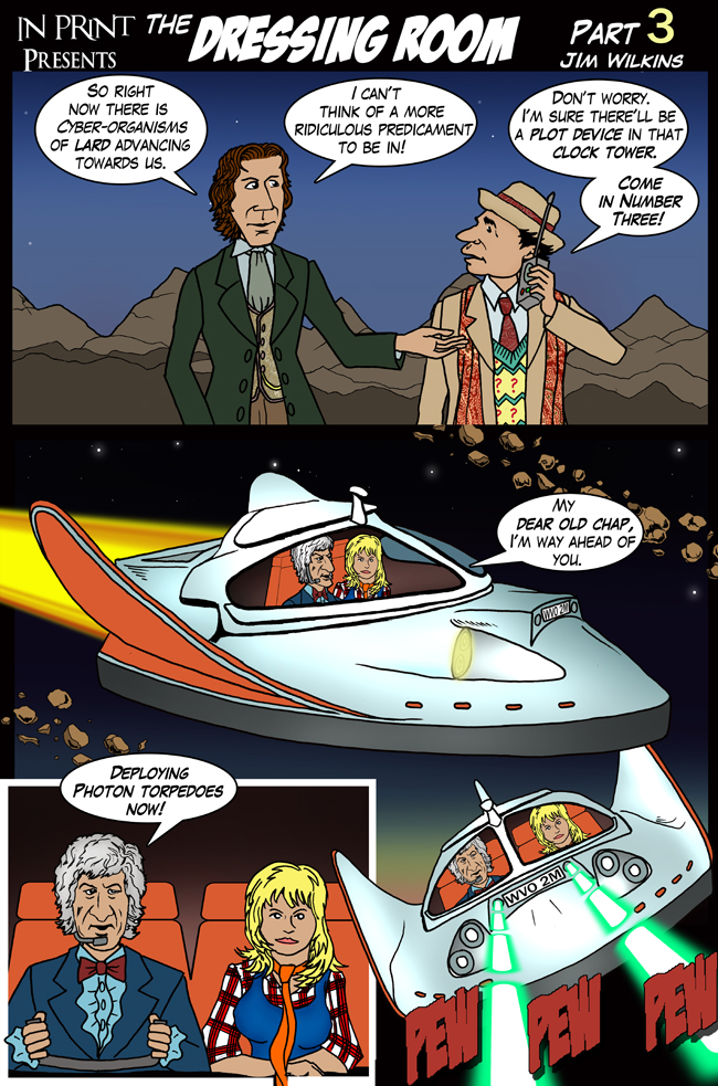 In Print Comic: The Dressing Room Part 3 - Jim Wilkins