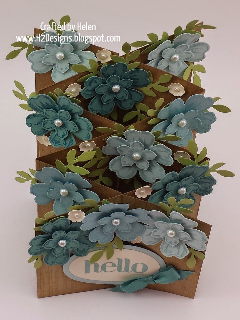 H2 Designs: FLORAL CASCADE CARDS