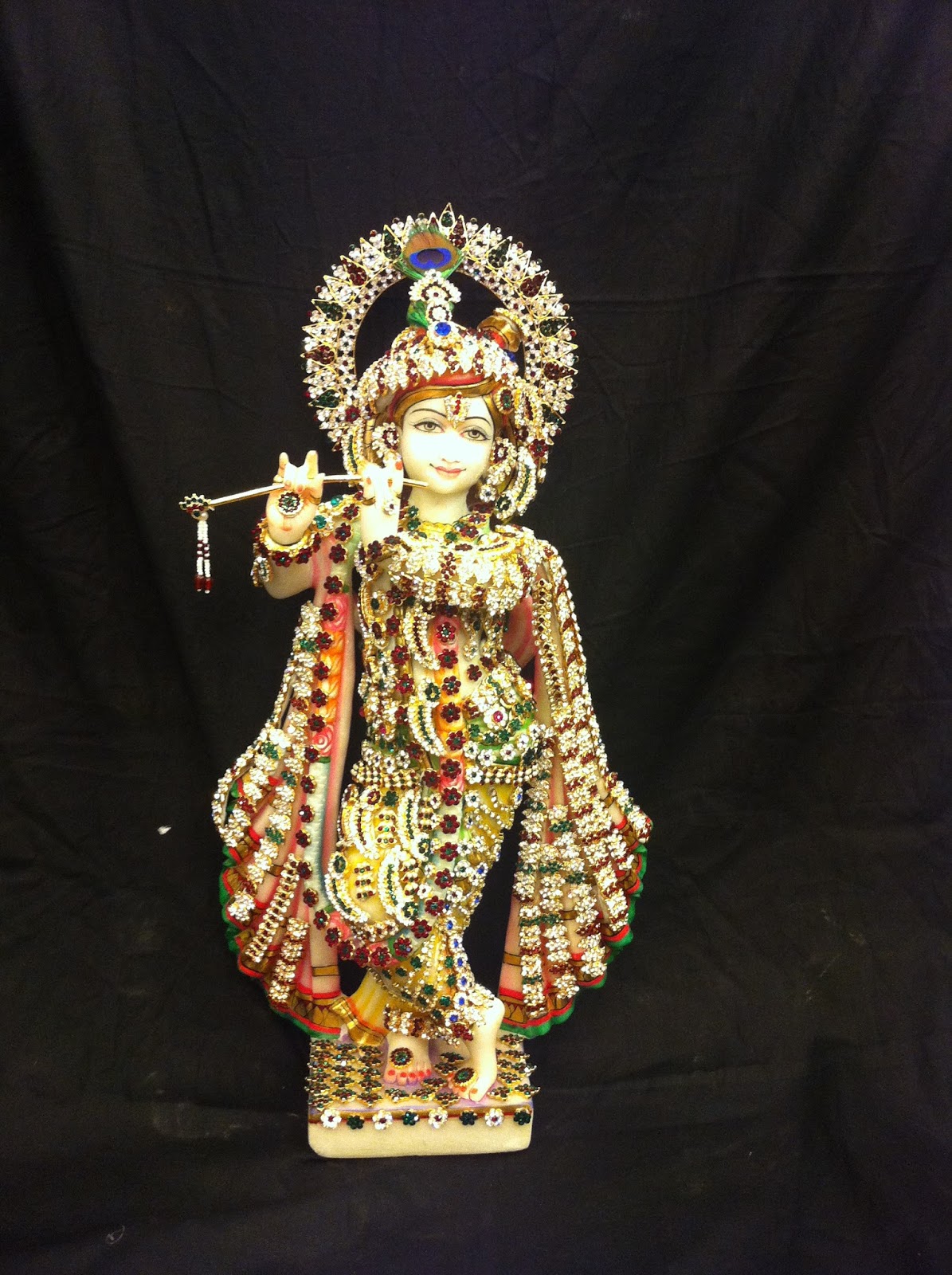 SHRINGAR COSTUMES: LORD KRISHNA IDOL /KRISHNA IDOL /DECORATED KRISHNA ...