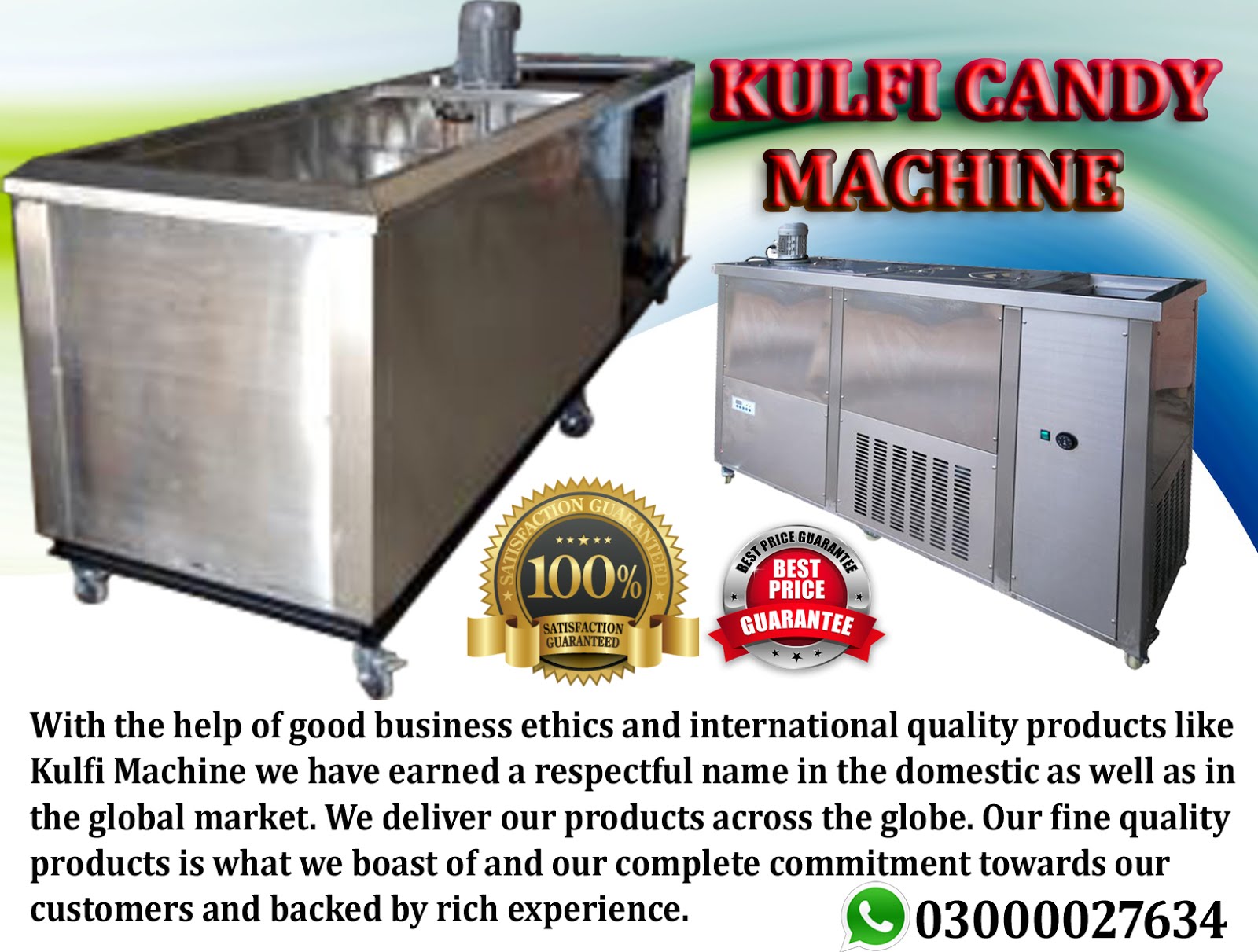 ICE CANDY MAKING MACHINE IN PAKISTAN