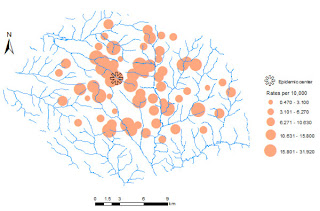 GIS Map Blog: Range Graded Proportional Circle Map