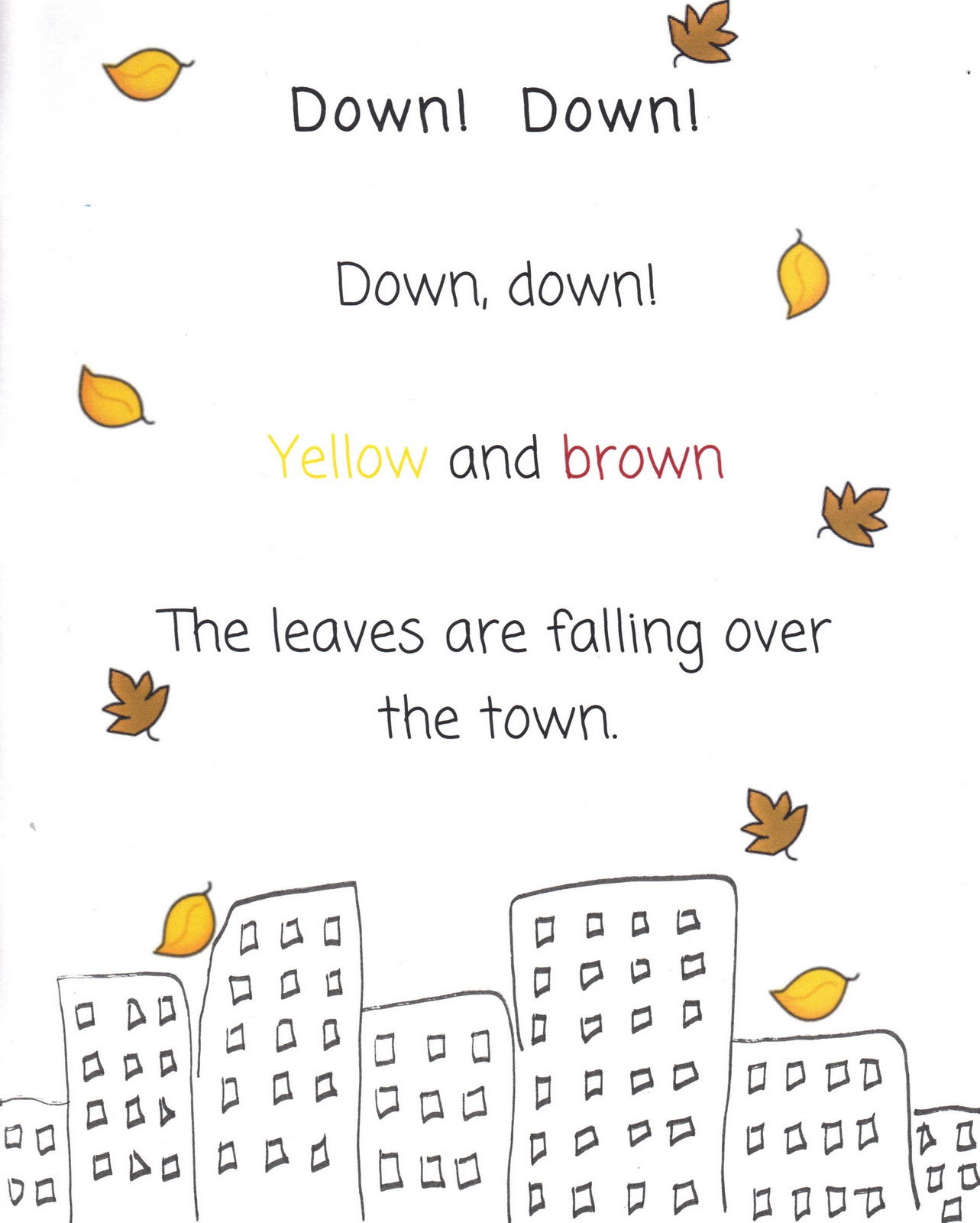 The Very Busy Kindergarten: October Poems for Poetry Box