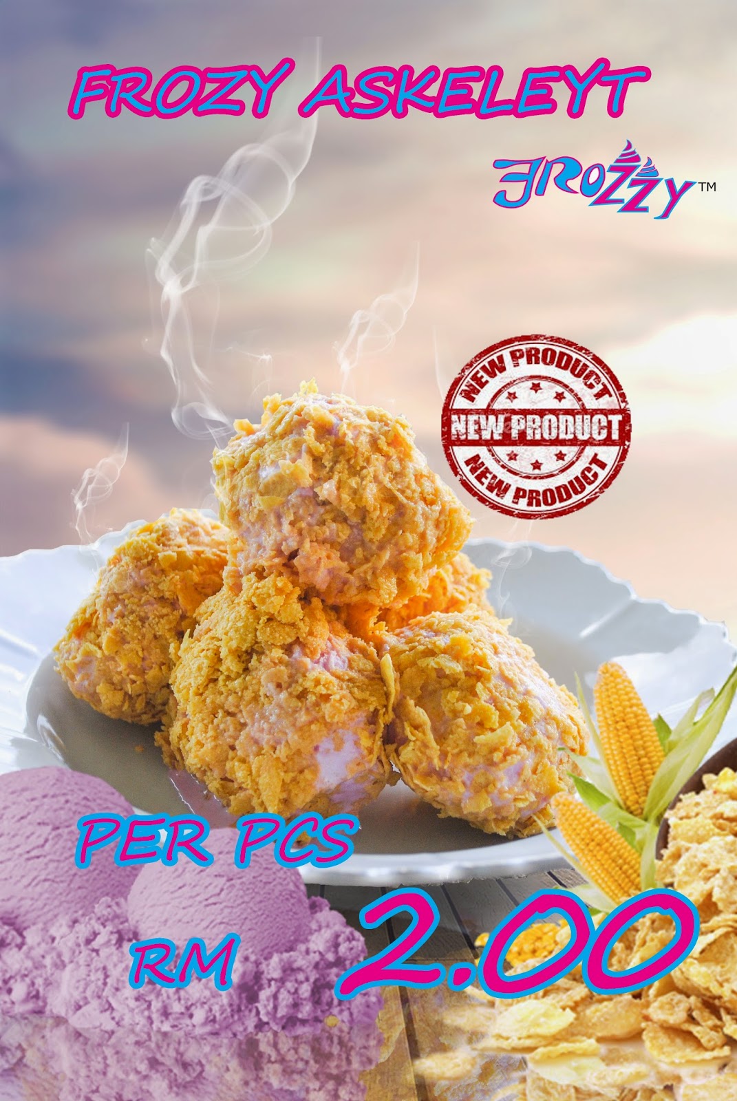 FROZZY ICE CREAM: KIOSK MAMPU MILIK