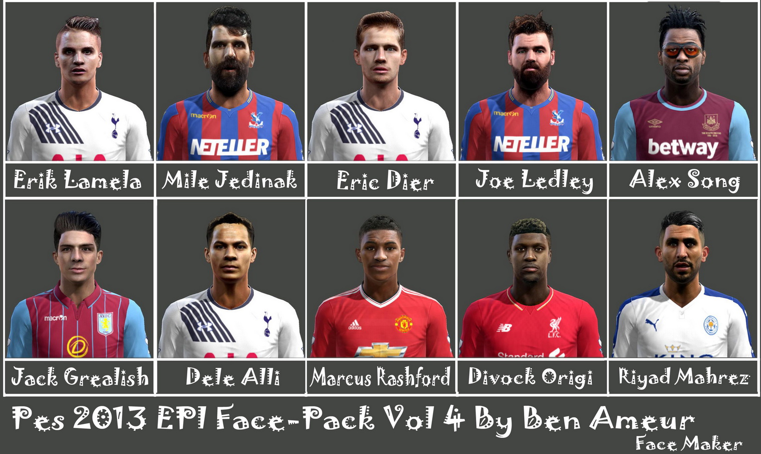 pes-modif: Pes 2013 EPl Face-Pack Vol 4 By Ben Ameur