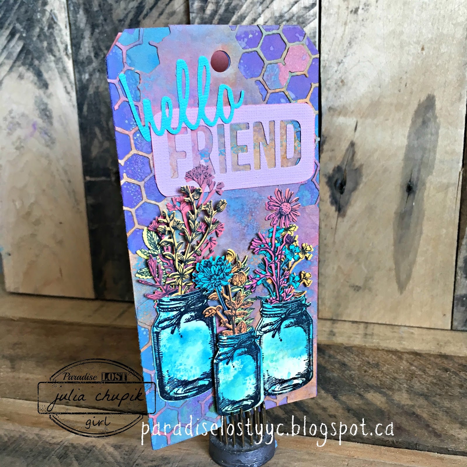 Paradise Lost: Tim Holtz Tag Swap - #2