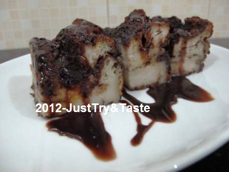 Puding Roti Coklat | Just Try & Taste