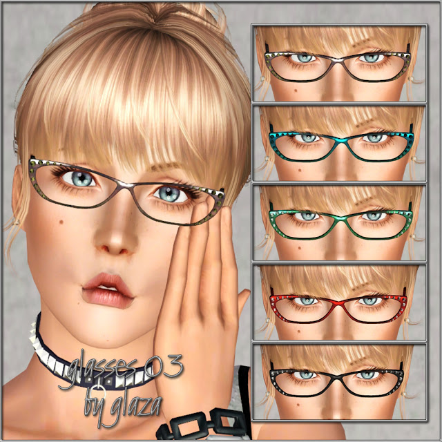 My Sims 3 Blog: New Glasses by Glaza