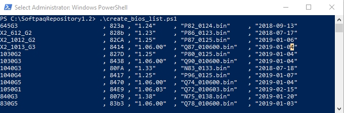Powershell script for PC management: How to find BIOS versions ...