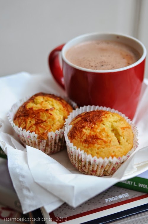 Mari Bermain di Dapur: cheddar cheese muffin