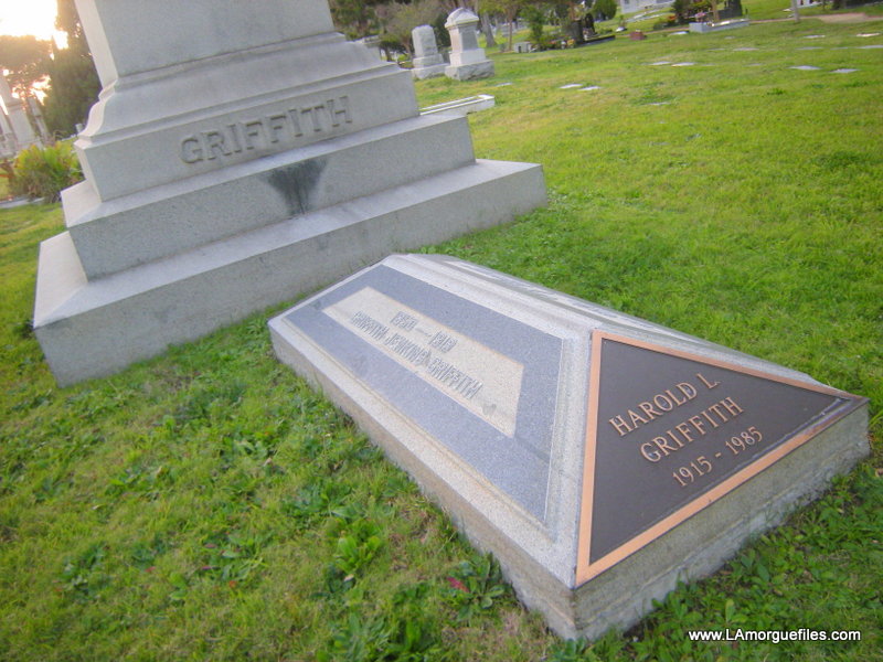 Los Angeles Morgue Files: Industrialist & Philanthropist Griffith J ...