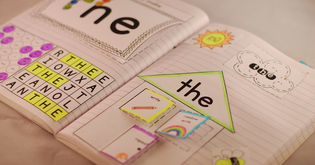 The Teacher Gene: Sight Word Interactive Notebooks