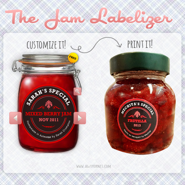 The Jam Labelizer - Generador de etiquetas para tu mermelada! | Agus ...