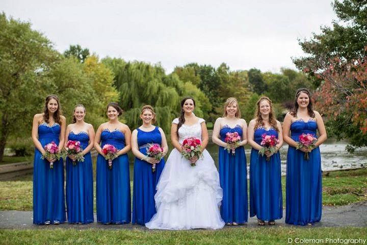 Madd Designs: MaddFlowers: Romantic Blue and Pink Fall Wedding Flowers ...