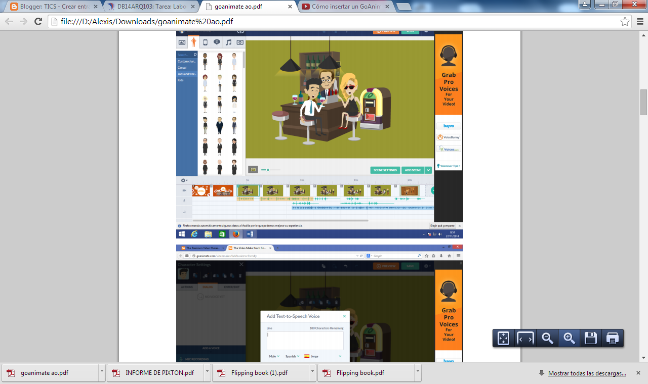 TICS: Goanimate