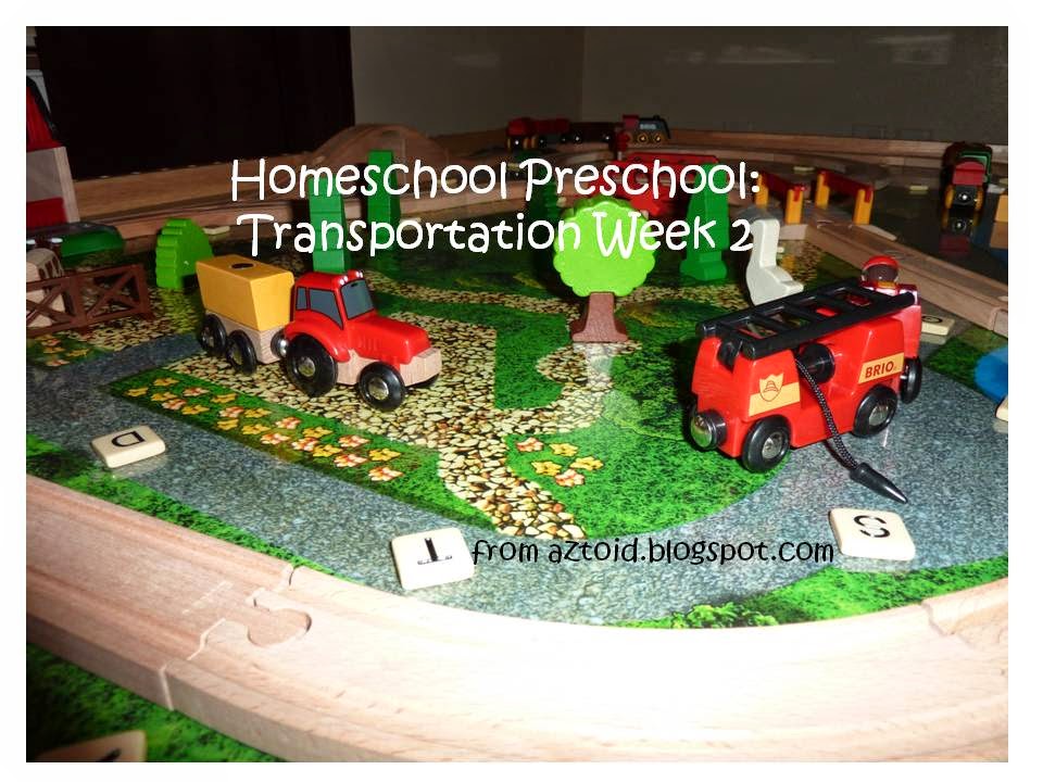 Life with a toddler: Preschool- Transportation Week 2