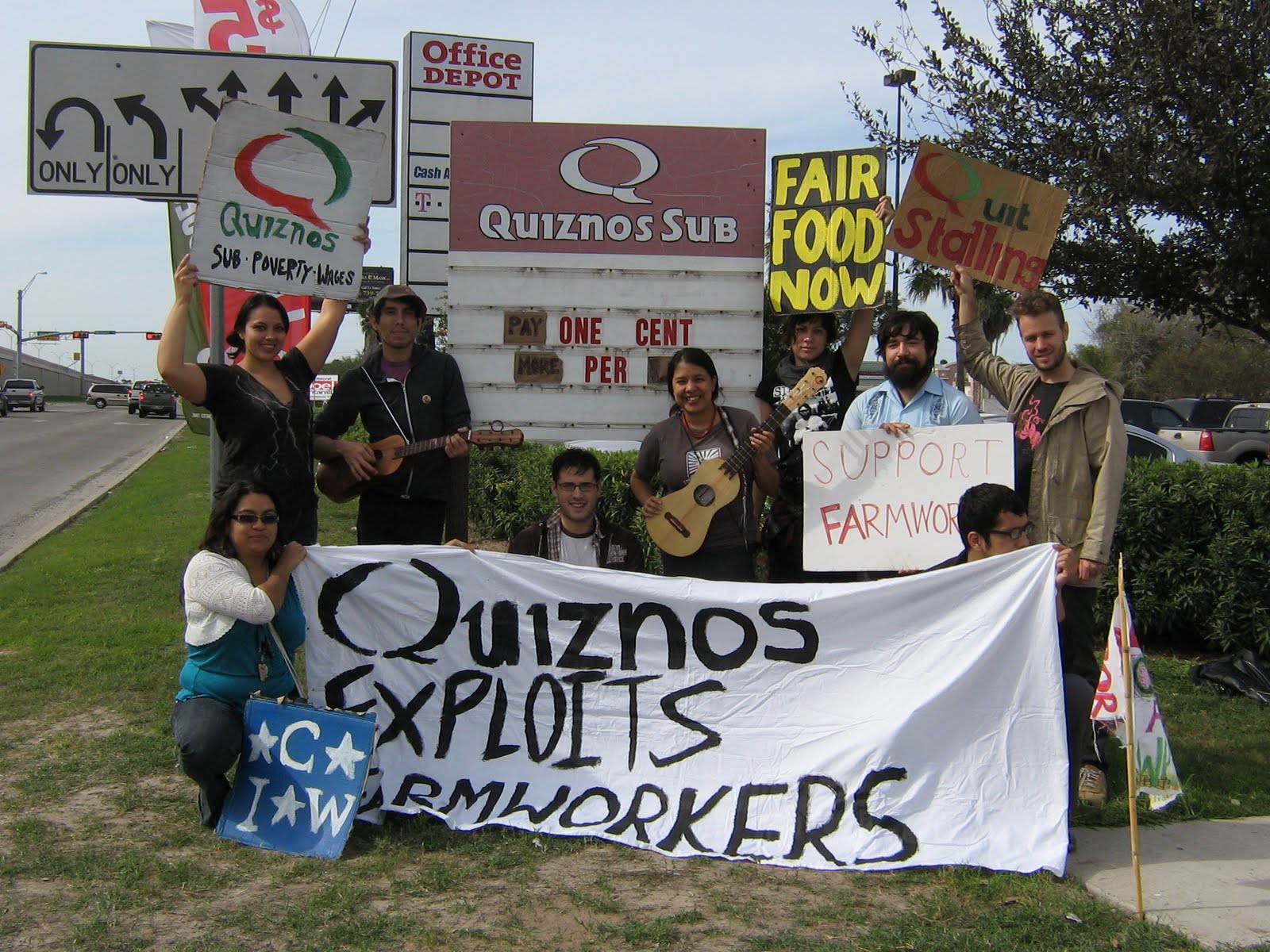 Denver Fair Food: Protests Continue at Quiznos