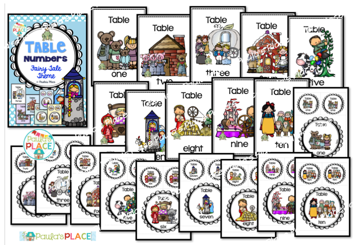Paula's Place Teaching Resources: Classroom Decor - Fairy Tale Theme