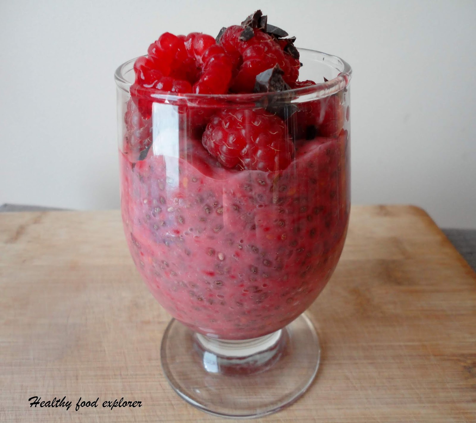 Healthy food explorer : Malinowy pudding chia